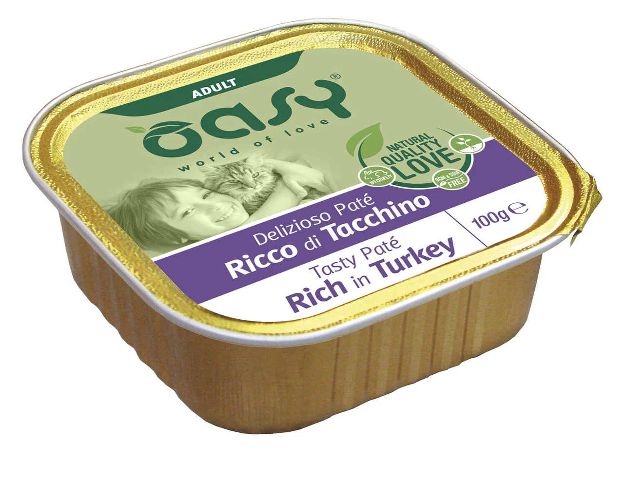 OASY Tasty Pate Pašteta za mačke s Ćuretinom 100g