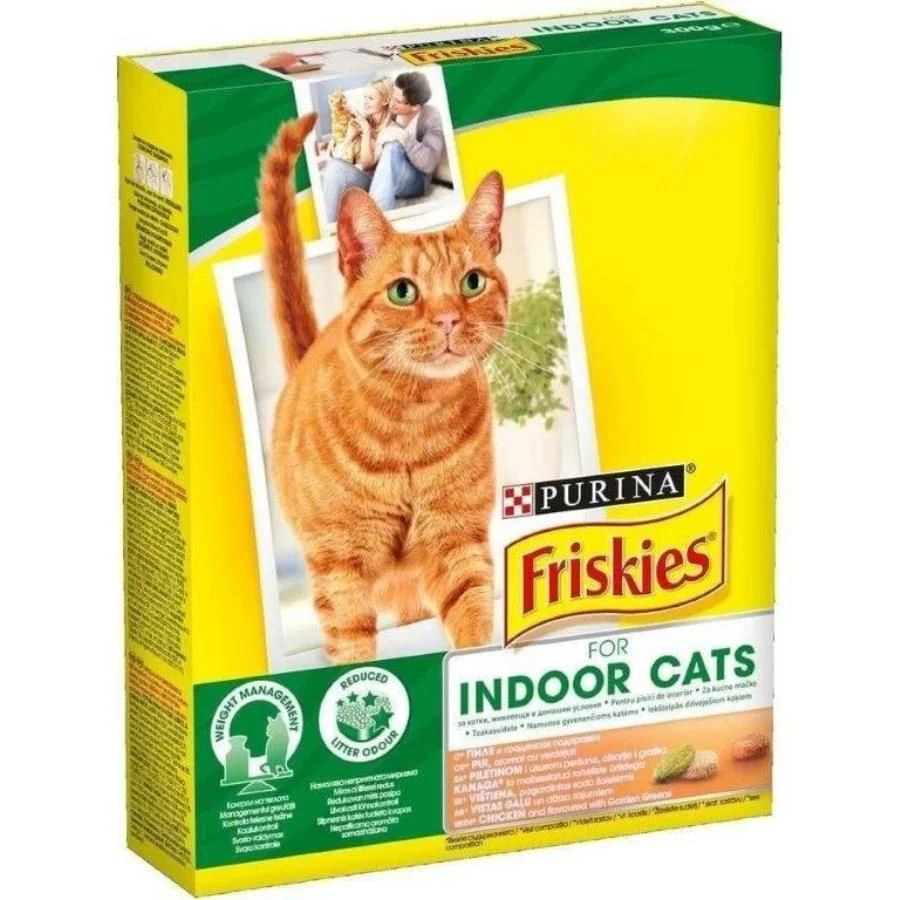 FRISKIES Briketi za mačke Indoor Piletina i Povrće 10kg