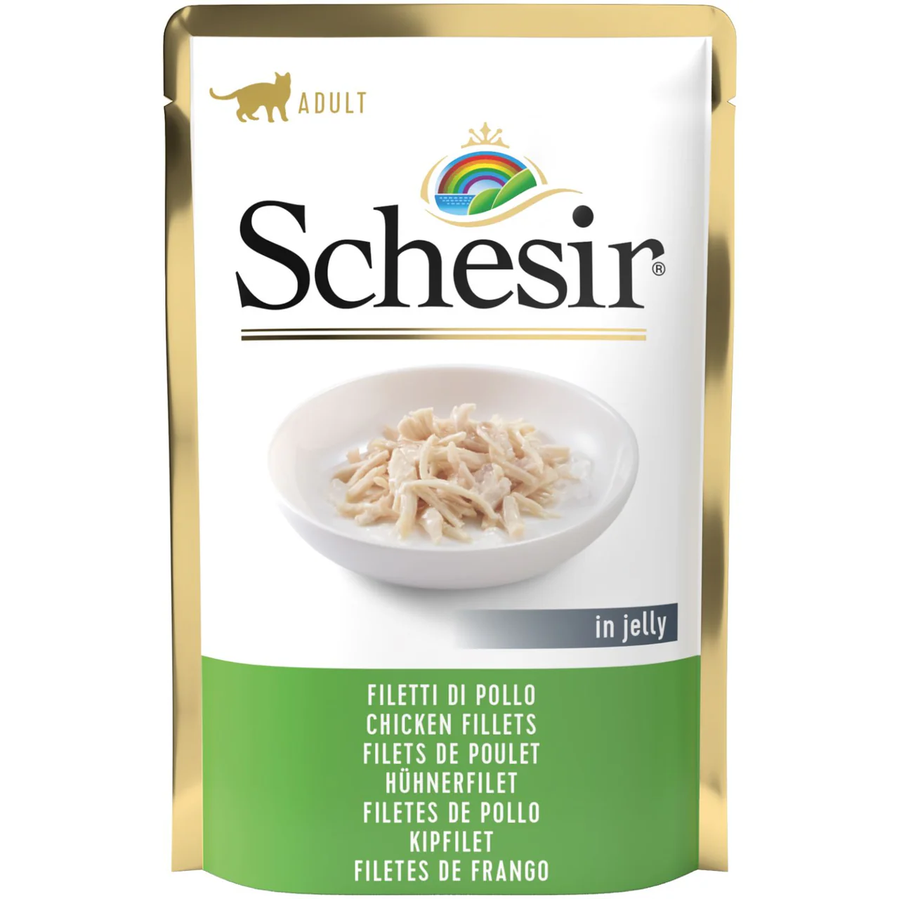 SCHESIR Kesica za mačke s piletinom, u želeu, 85g