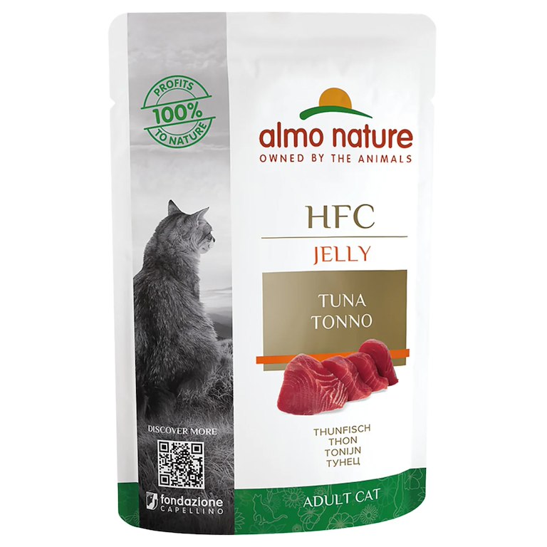 ALMO NATURE HFC Jelly kesica za mačke s tunom, 55g
