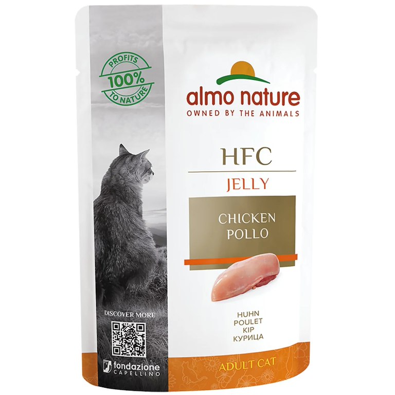 ALMO NATURE HFC Jelly kesica za mačke s piletinom, 55g