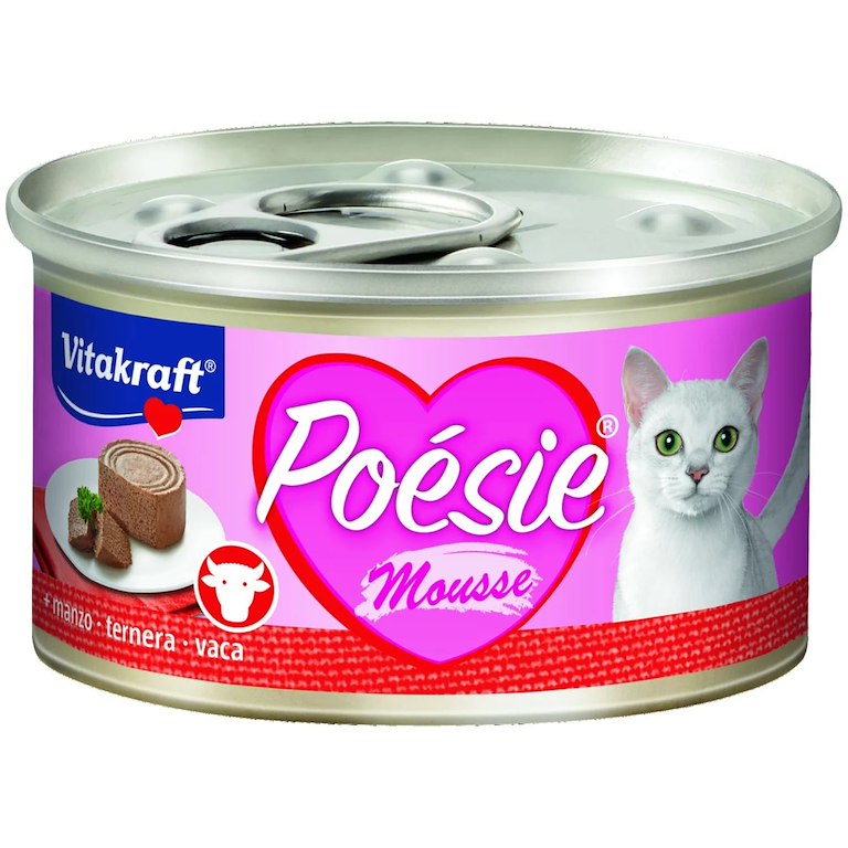 VITAKRAFT Posie Mousse govedina u finoj pašteti, za mačke, 85g