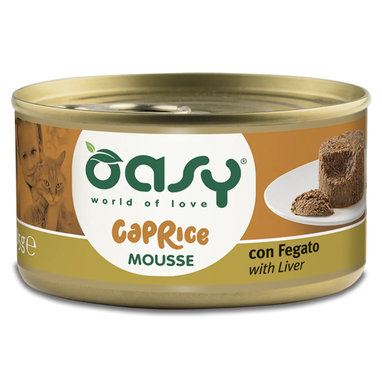 OASY Caprice Mousse s Džigericom, mus za mačke, 85g