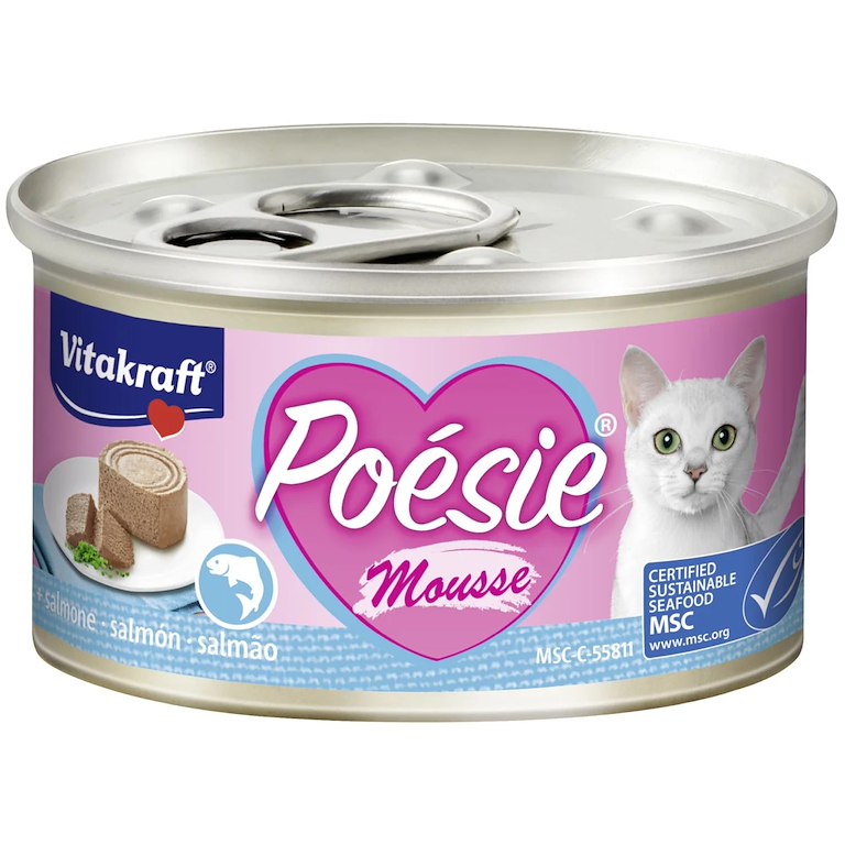 VITAKRAFT Posie Mousse losos u finoj pašteti, za mačke, 85g