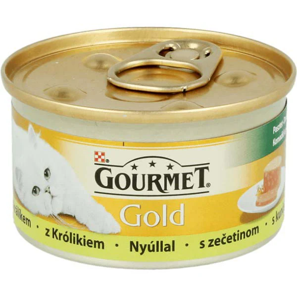 GOURMET Gold Konzerva za mačke Zečetina pate 85g