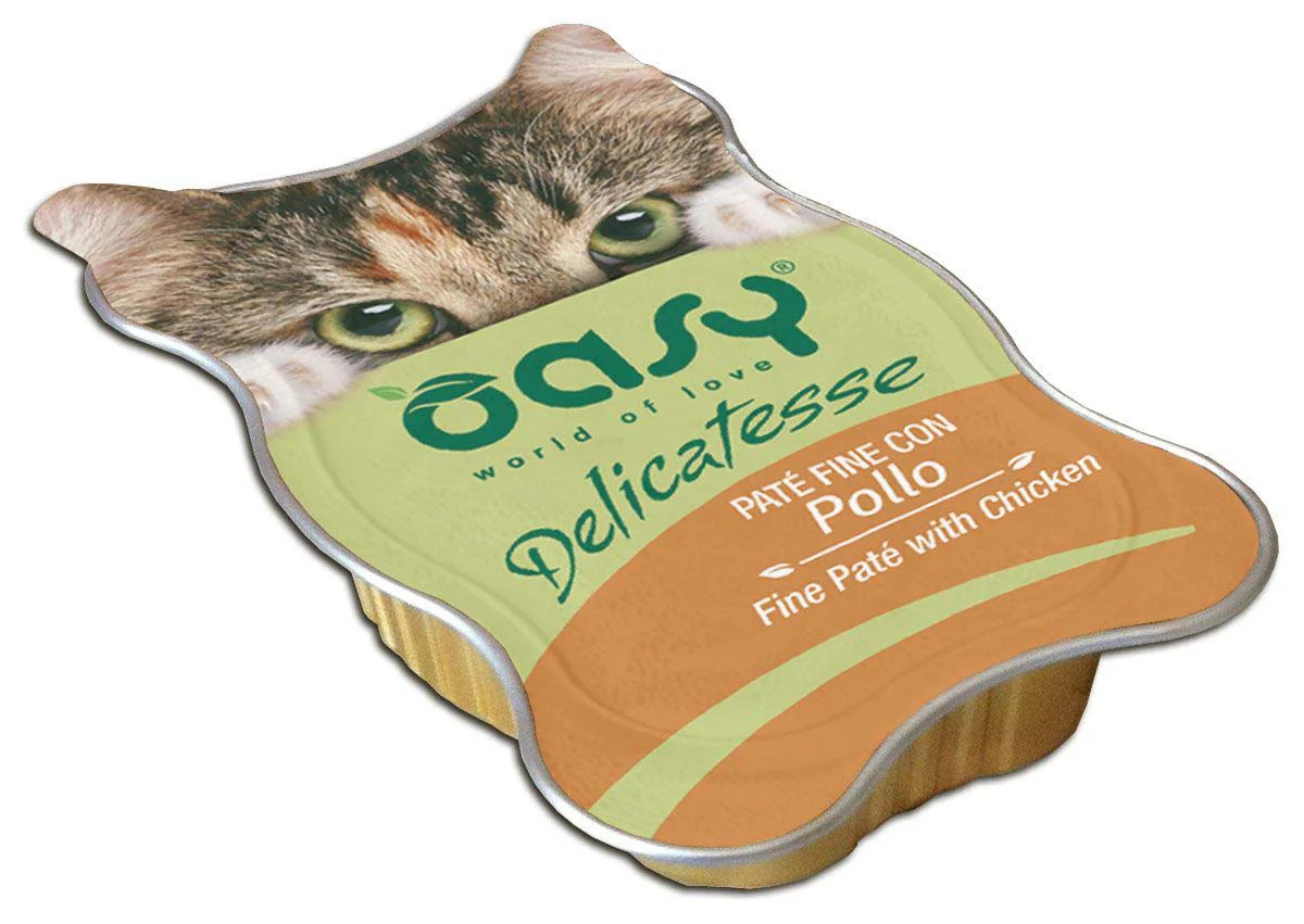 OASY Delicatesse Pašteta za mačke s Piletinom, 85g