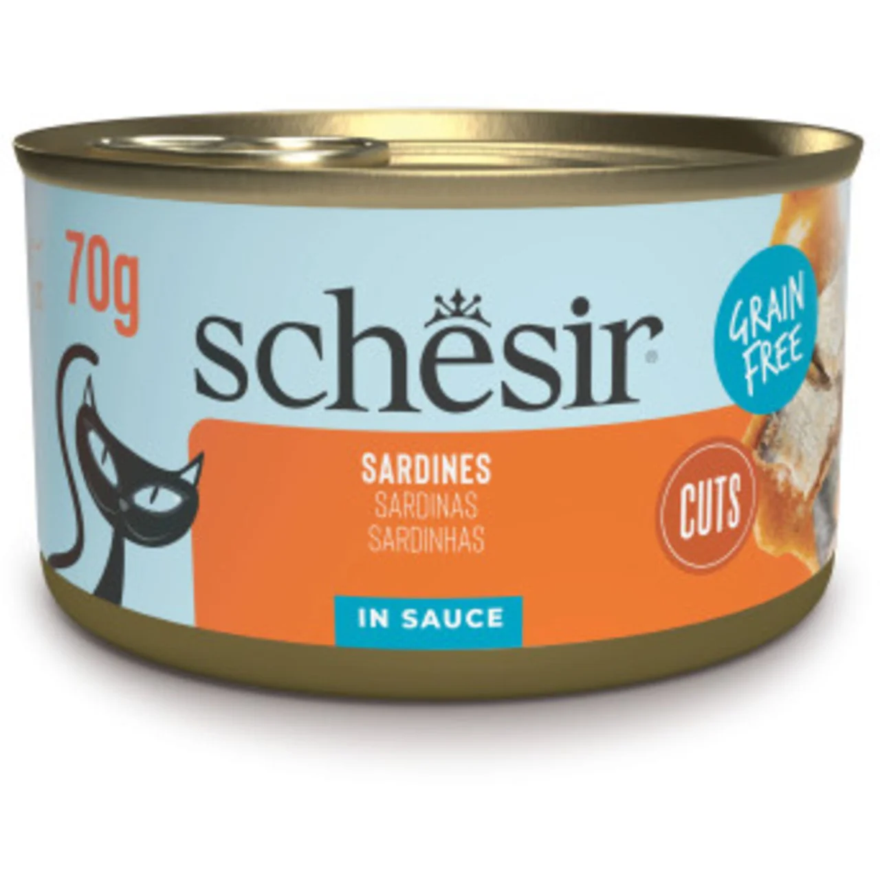 SCHESIR Grill Konzerva za mačke sa sardinom, 70g