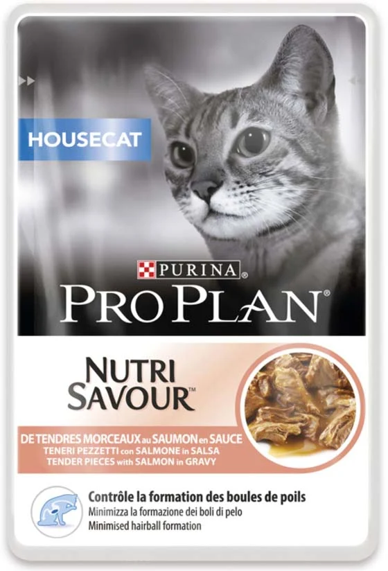 PRO PLAN Nutri Savour Cat HouseCat, s lososom, 85g
