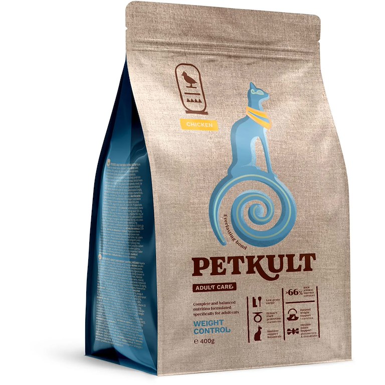 PETKULT Adult Care Weight Control, s piletinom