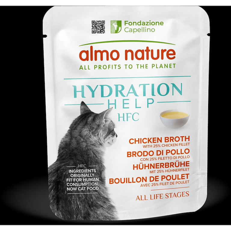 ALMO NATURE HFC Hydratation Help kesica za mačke s piletinom, 50g