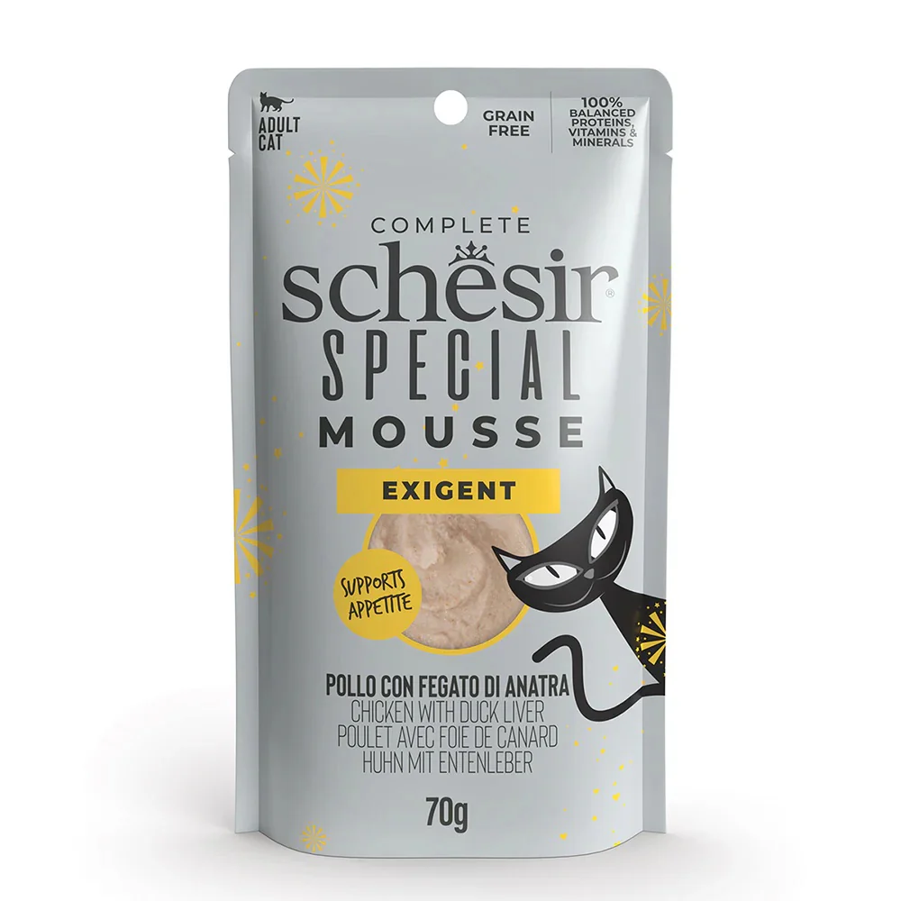 SCHESIR Special Need Kesica za mačke Mousse, Exigent, 70g