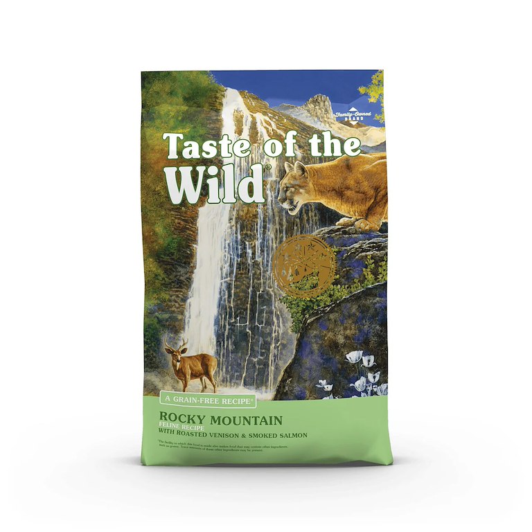 TASTE OF WILD Cat Rocky Mountaine, s pečenom srnom i dimljenim lososom, 6,6kg