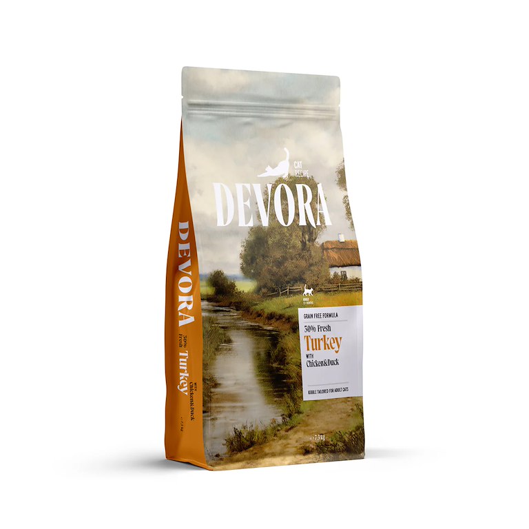 DEVORA Cat Grain Free, ćuretina s piletinom i pačetinom