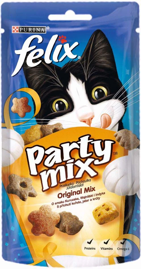 FELIX Party Mix, poslastica za mačke Original Mix, 60g