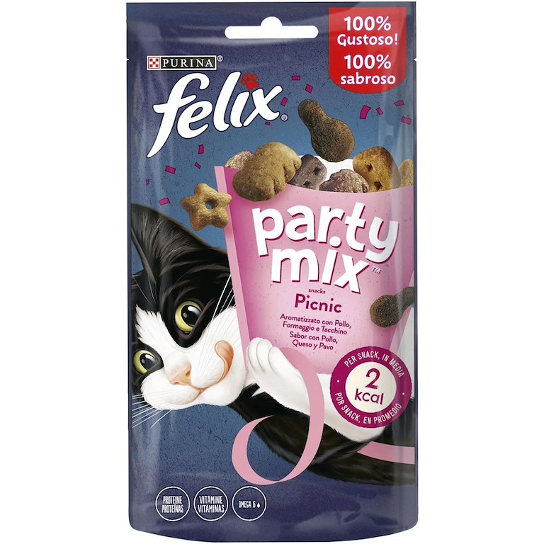 FELIX Party Mix, poslastica za mačke Picnic Mix, 60g