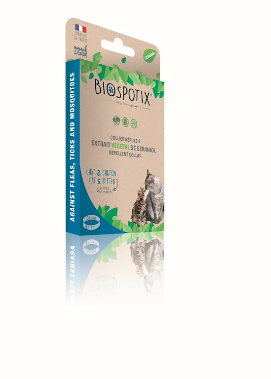 BIOSPOTIX Ogrlica za mačke i mačiće antiparazitska 35cm
