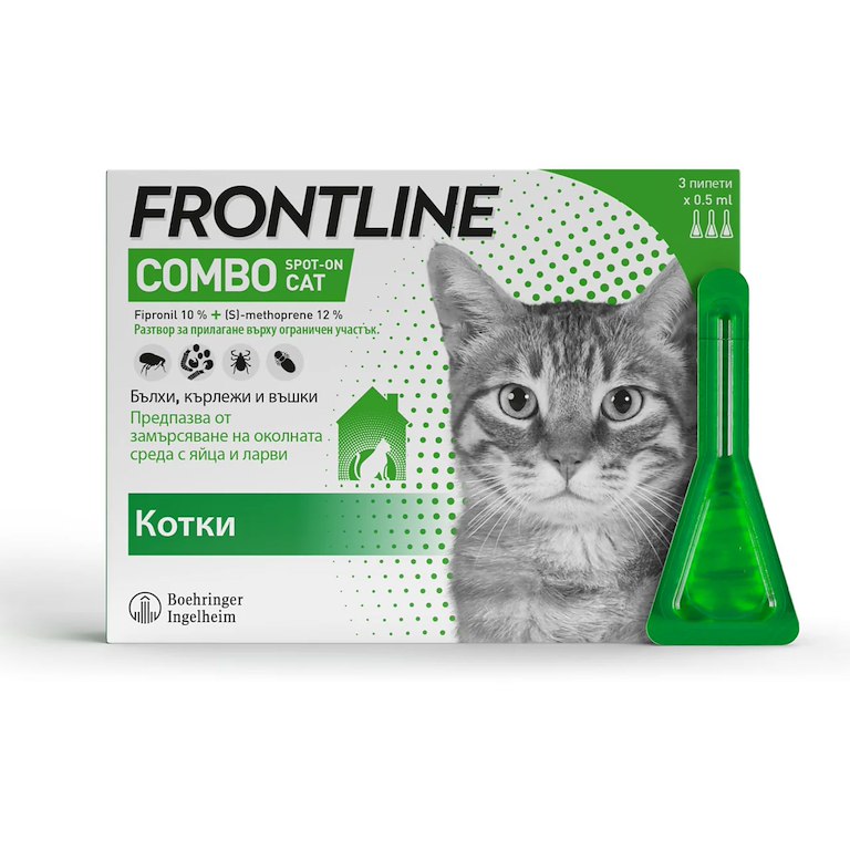 FRONTLINE Combo (Boehringer) Ampula SpotOn za mačke (3/1)