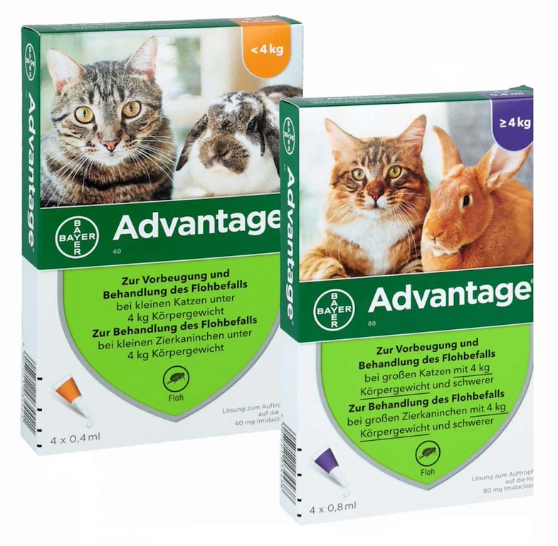 ADVANTAGE (Elanco) Ampula SpotOn za mačke i kuniće, antiparazitska