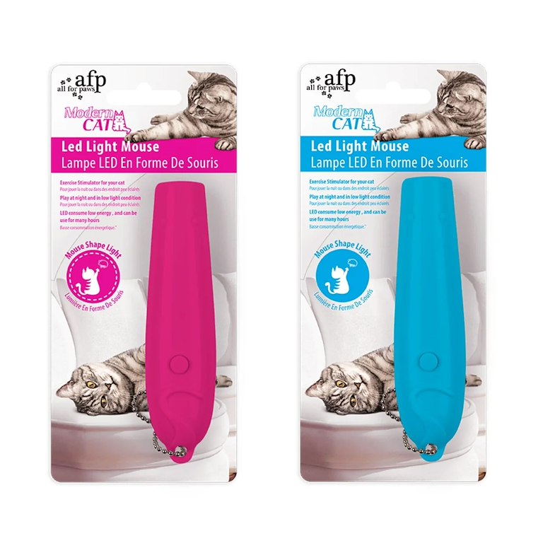 ALL4PAWS Modern Cat Igračka za mačke Lampa Led Miš, raznih boja