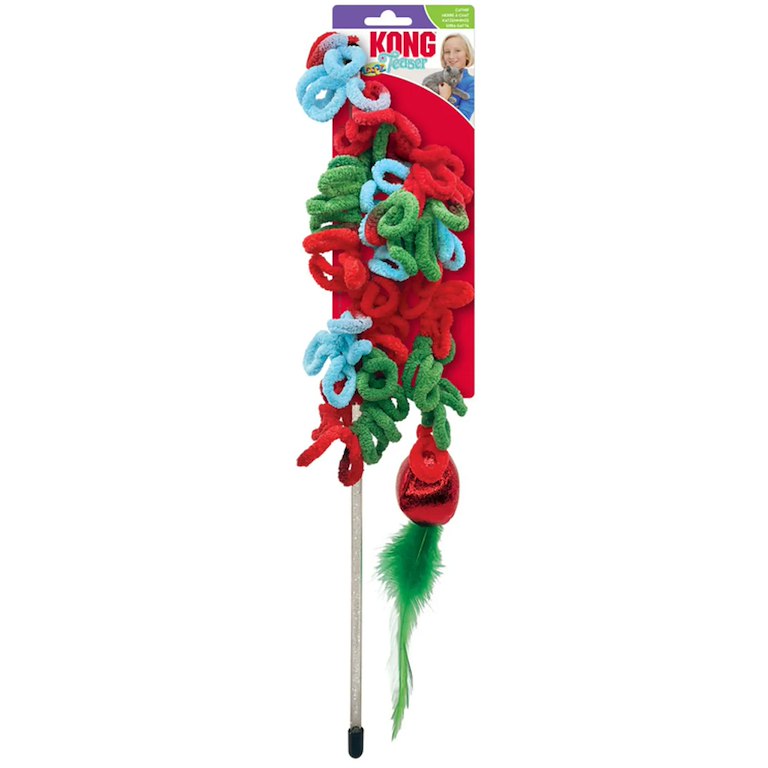 KONG Igračka za mačke, mahalica, novogodišnja 60cm