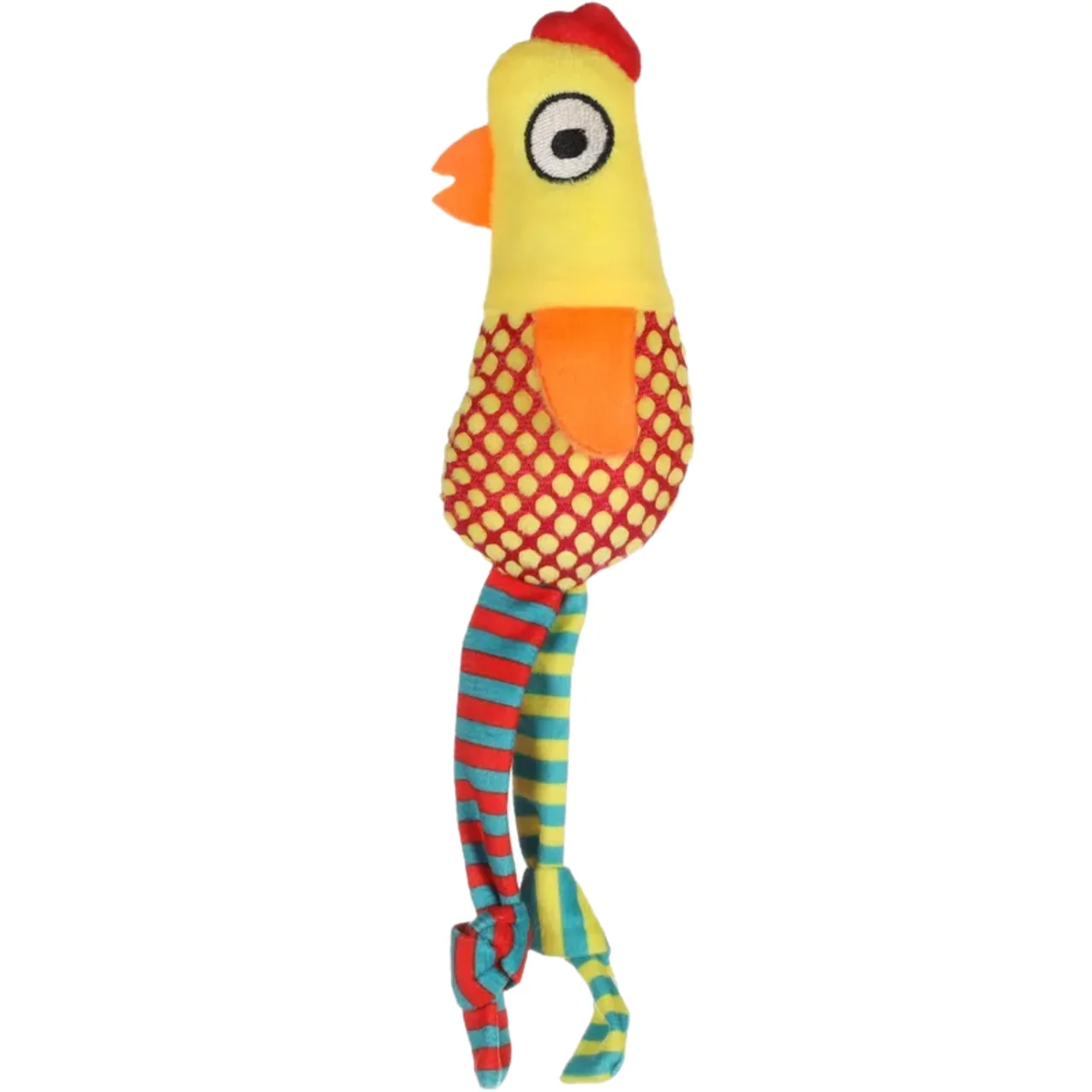 FLAMINGO Igračka za mačke Raibo Pile plišana, Žuta, 23cm
