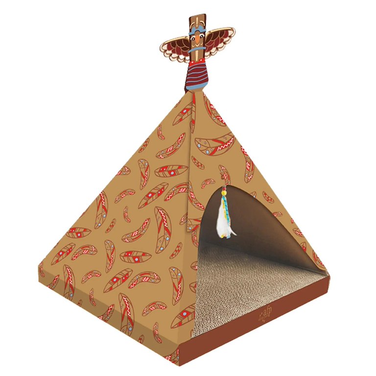 ALL4PAWS Dream Catcher Grebalica za mačke Tent, 45x45x55cm