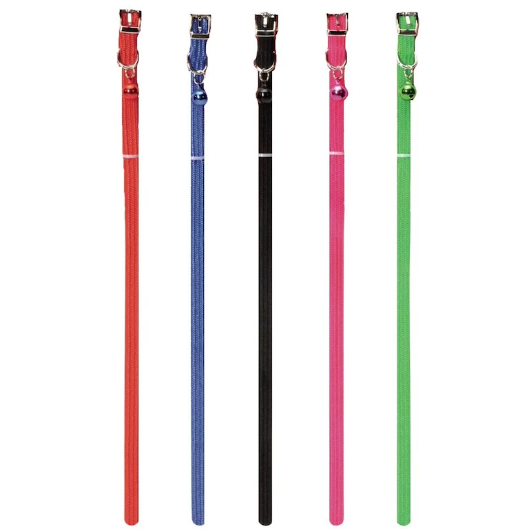 CAMON Ogrlica za mačke od najlona elastična 9mm/25-30cm, raznih boja