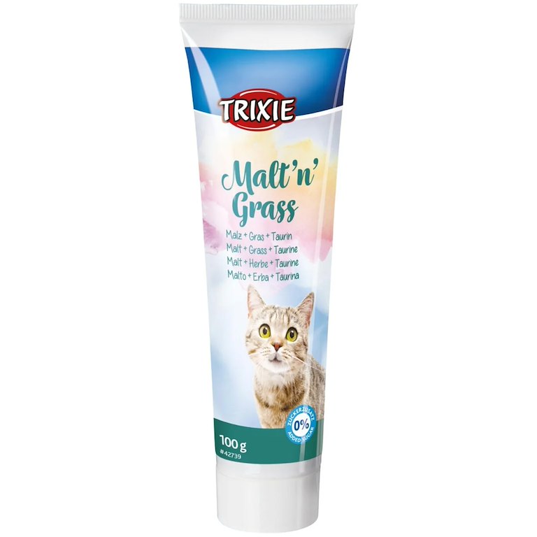 TRIXIE Pasta za mačke MaltnGrass s taurinom 100g