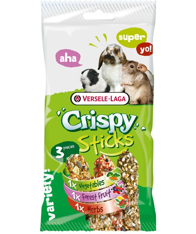 VERSELE LAGA Crispy Sticks, štapići za glodare Herbivores, 3kom, 165g