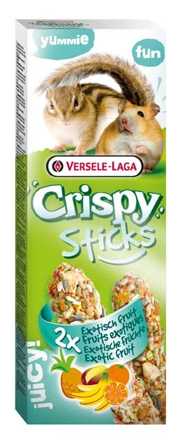 VERSELE LAGA Crispy Sticks, štapići za hrčke i veverice s voćem, 2kom, 110g