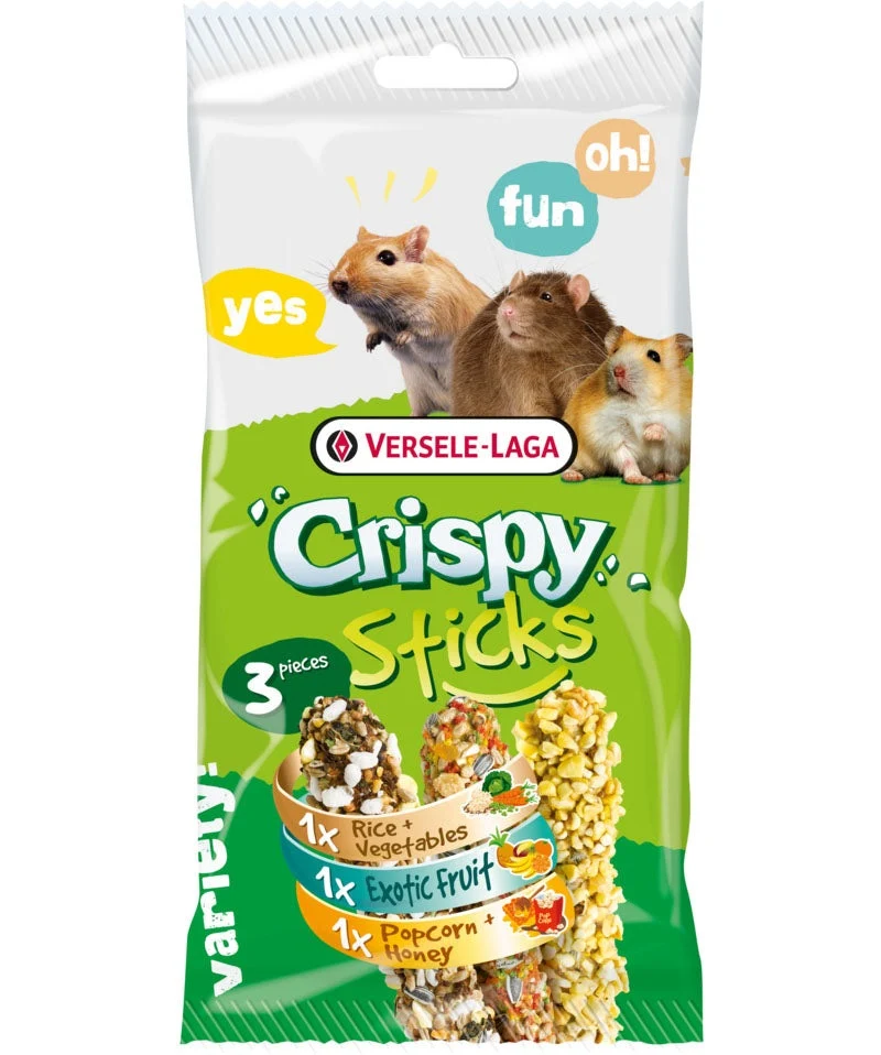 VERSELE LAGA Crispy Sticks, štapići za glodare Omnivores, 3kom, 160g