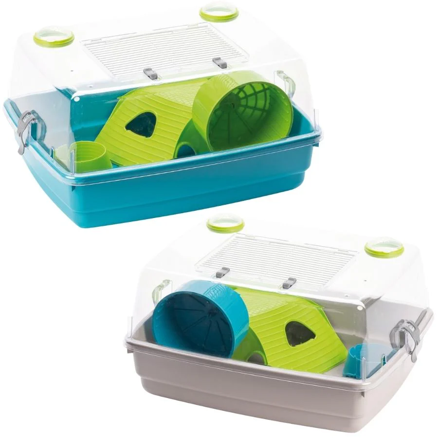 MPS Kavez za hrčke Junior DeLuxe plastični 42x34x22cm, raznih boja