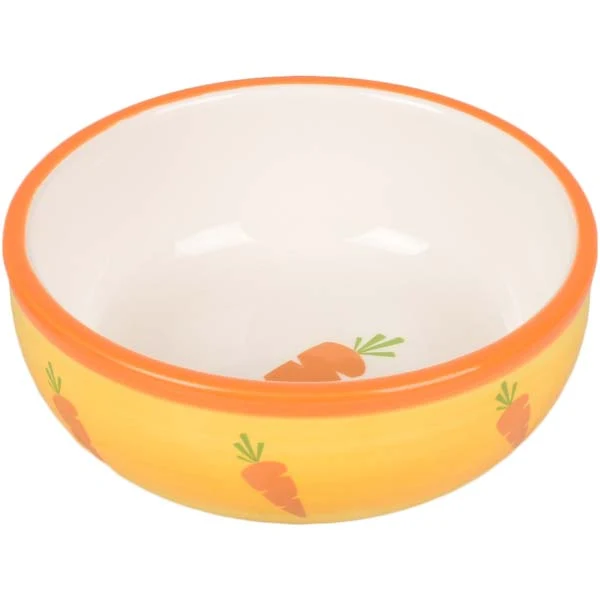 FLAMINGO Činija za glodare Iggy keramička Oranž 13cm/310ml