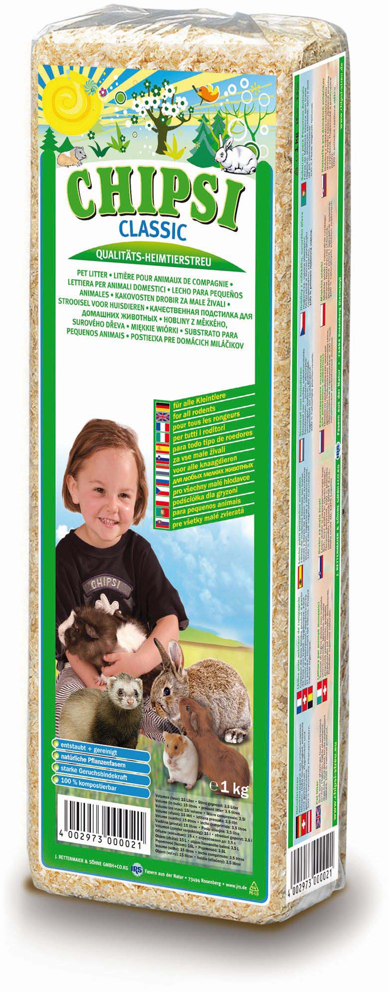 CHIPSI Piljevina za glodare Classic