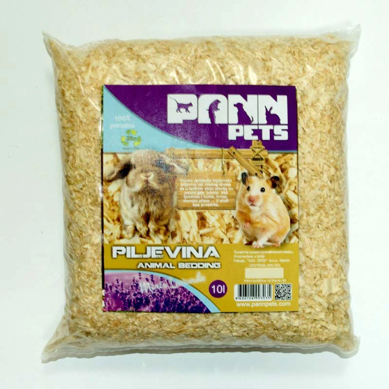 PANN PETS Piljevina za glodare Lavanda 400g/10L