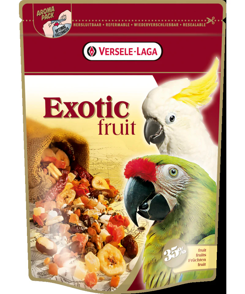 VERSELE LAGA Parrots Exotic Fruit Mix hrana za velike papagaje 600g