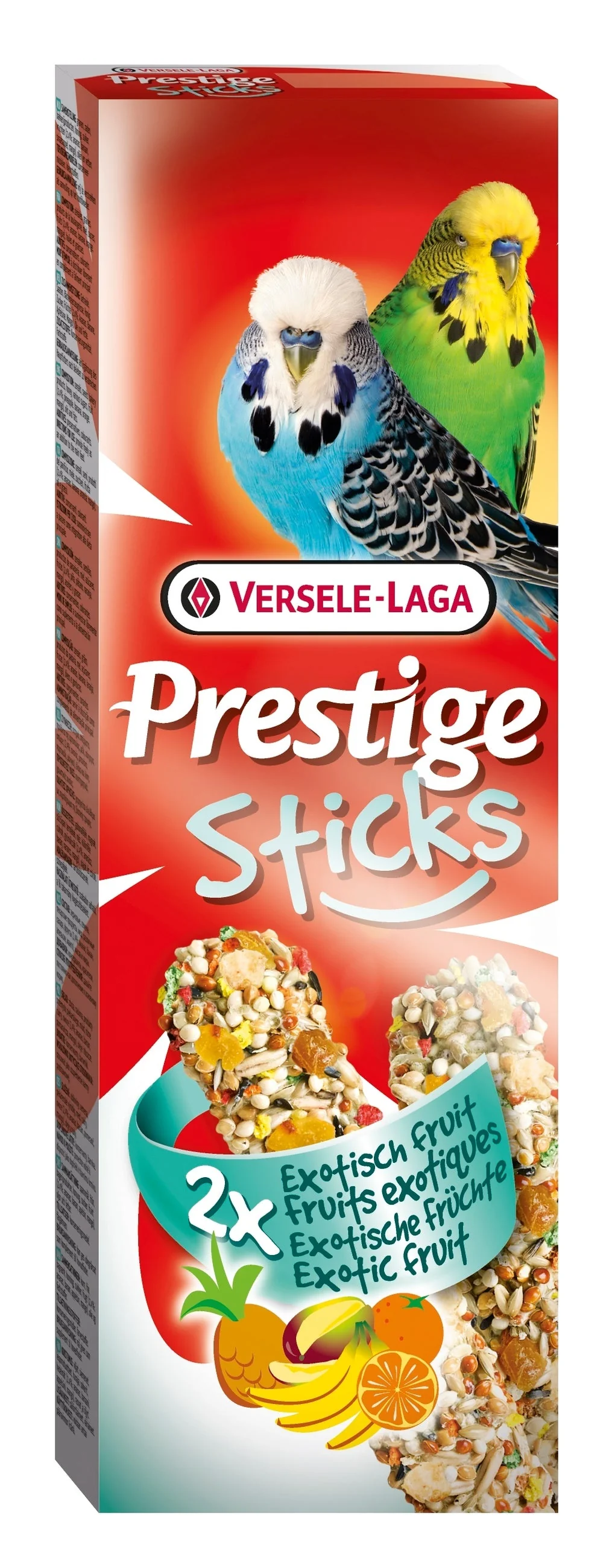 VERSELE LAGA Prestige Sticks, štapići za tigrice s voćem, 2kom, 60g
