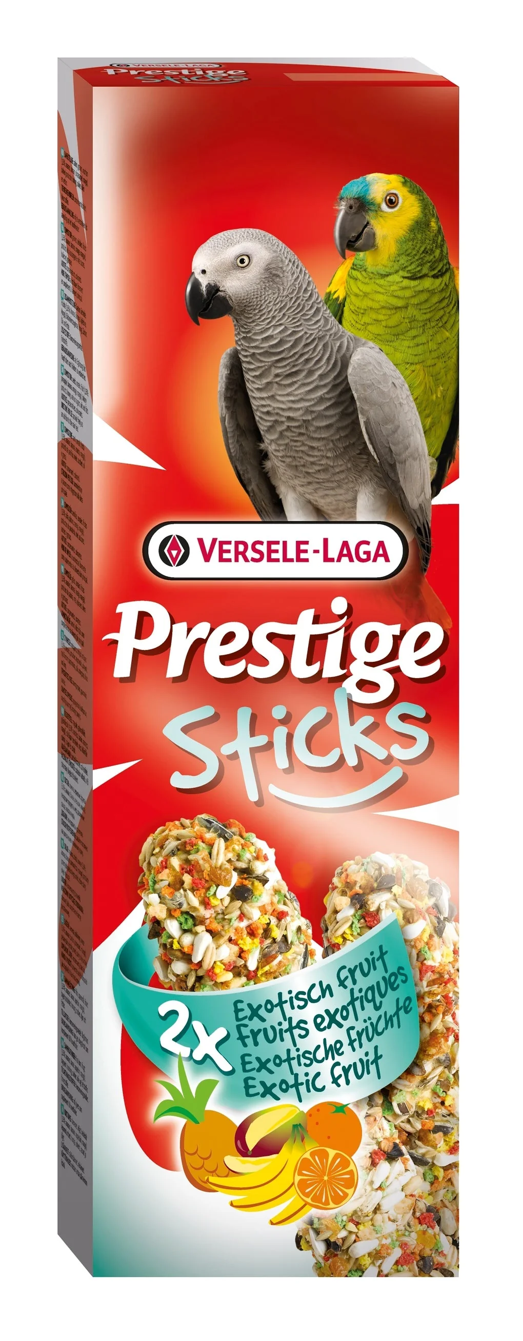 VERSELE LAGA Prestige Sticks, štapići za papagaje s voćem 2kom, 140g