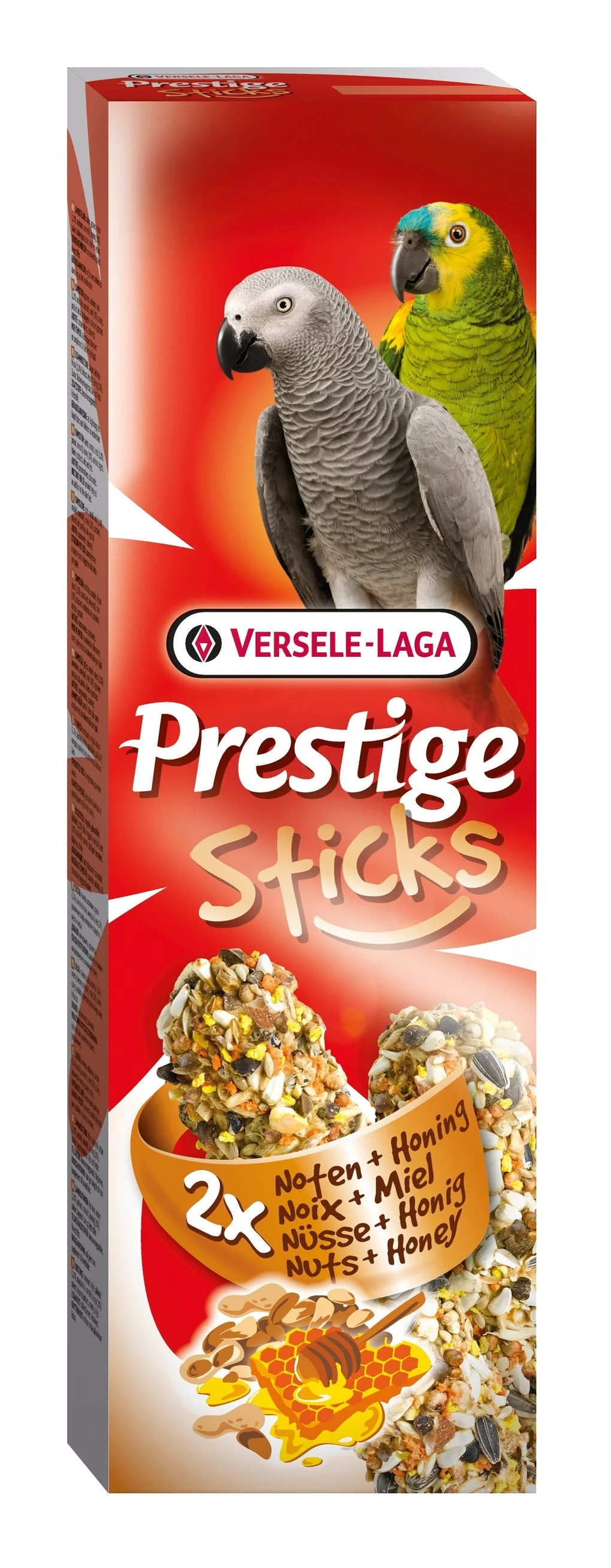 VERSELE LAGA Prestige Sticks, štapići za papagaje s jezgrastim voćem, 2kom, 140g