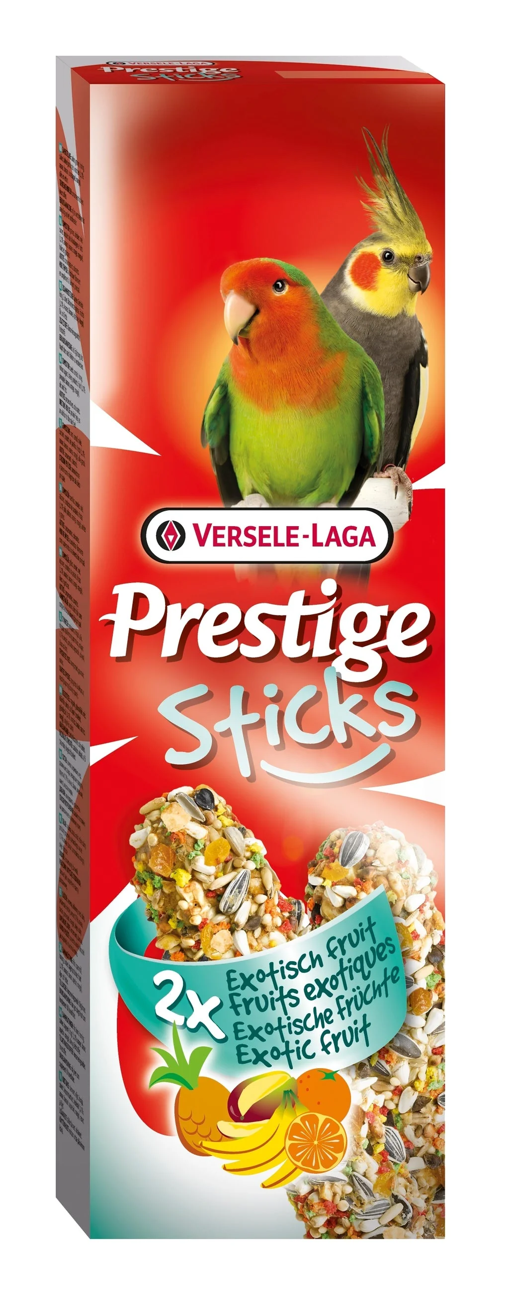 VERSELE LAGA Prestige Sticks, štapići za nimfe s voćem, 2kom, 140g