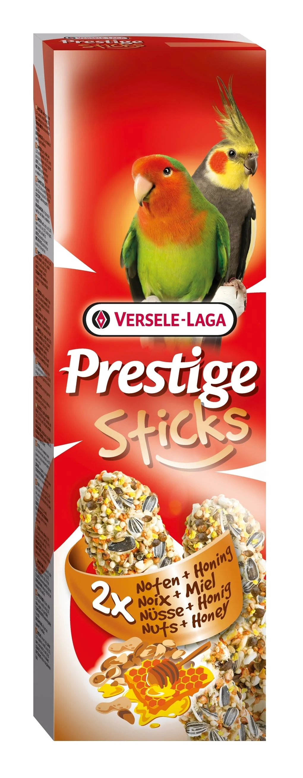 VERSELE LAGA Prestige Sticks, štapići za nimfe s jezgrastim voćem, 2kom, 140g