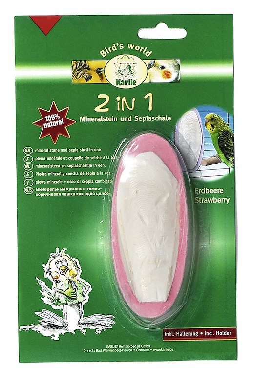 FLAMINGO Dodatak hrani za ptice mineralna Sipina kost Jagoda 70g