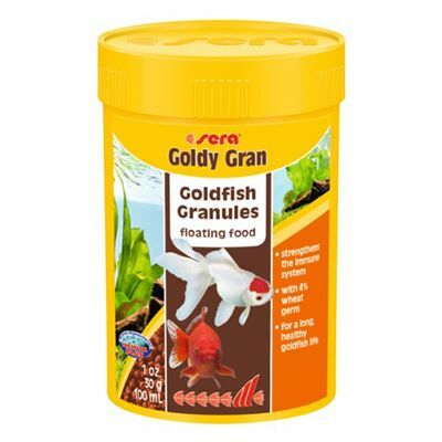 SERA Goldy Gran Nature hrana za zlatne ribice za boju u granulama 30g/100ml