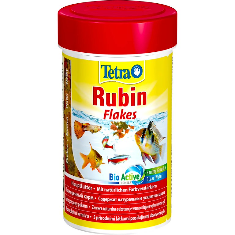 TETRA Rubin hrana za ribice za intenzivnu boju u listićima 100ml