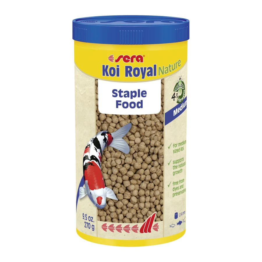SERA Koi Royal Medium Nature hrana za šarane u granulama 270g/1L