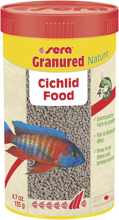 SERA Granured Nature hrana za ciklide mesojede u granulama 135g/250ml