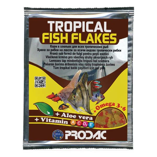 PRODAC Tropical Flakes hrana za tropske ribice u listićima 12g