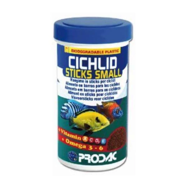 PRODAC Cichlid Sticks, hrana za ciklide u štapićima (crisp), Small 90g/250ml