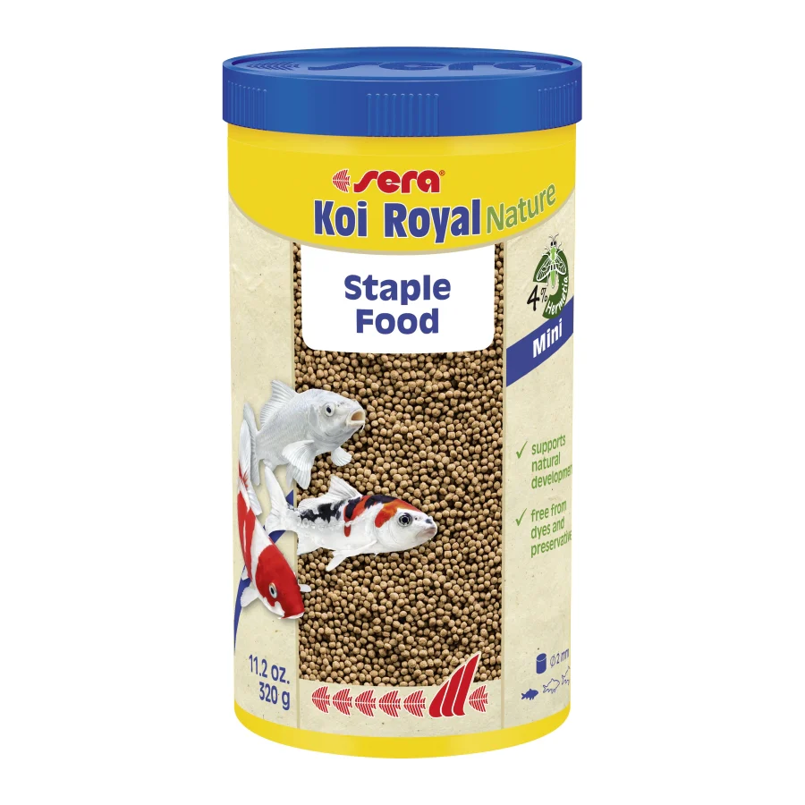 SERA Koi Royal Mini Nature hrana za mlade šarane u granulama 340g/1L