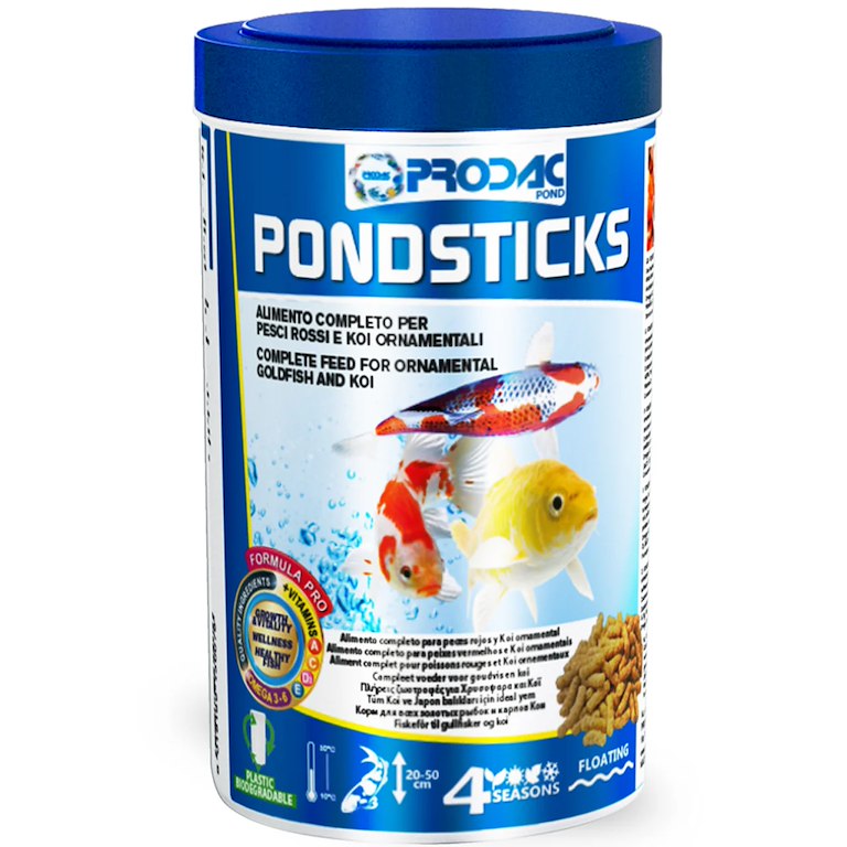 PRODAC Pondmix, mešavina hrane hrana za šarane i zlatne ribice u vrtovima,1200ml